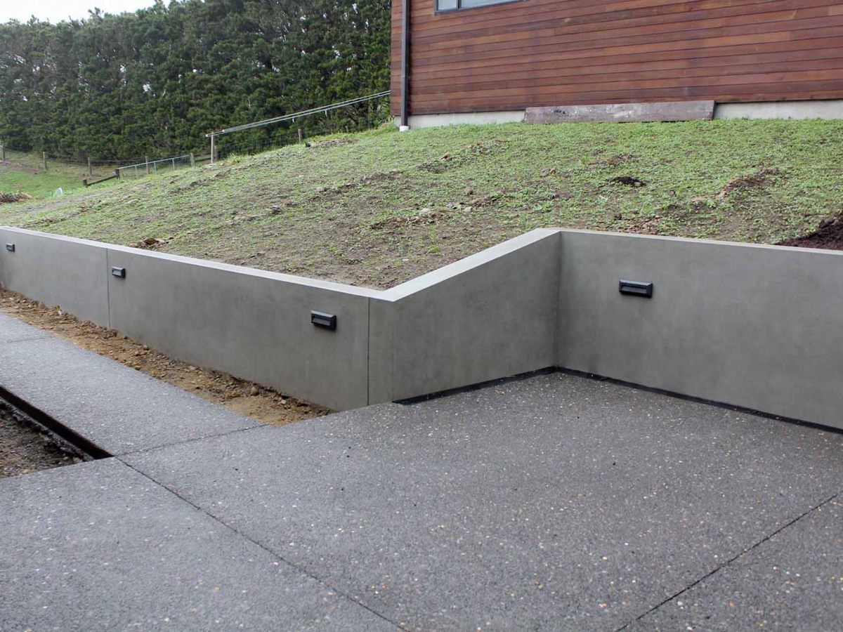 Cust Retaining Wall, Paths and Patio | Retaining Canterbury Ltd